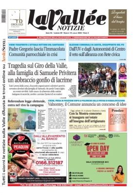 Edicola digitale | La Vallé Notizie | 19/07/2025